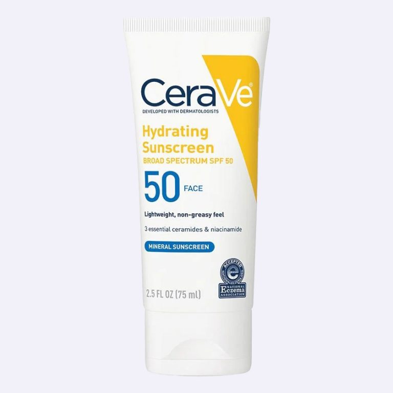 CeraVe Hydrating Sunscreen SPF 50 Face Lotion 2.5 OZ, 75 ML - Senorarita
