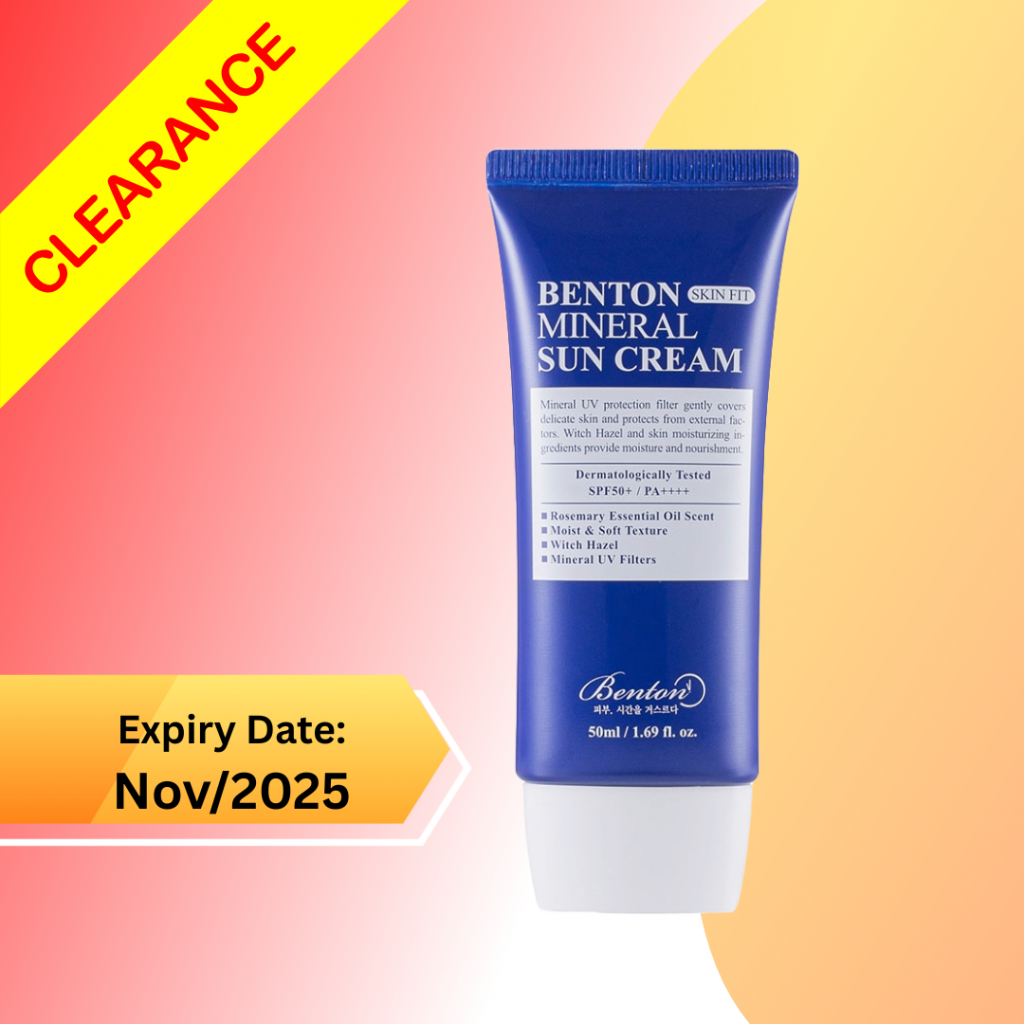 Benton Skin Fit Mineral Sunscreen SPF 50+/ PA ++++ 50 ML - Senorarita
