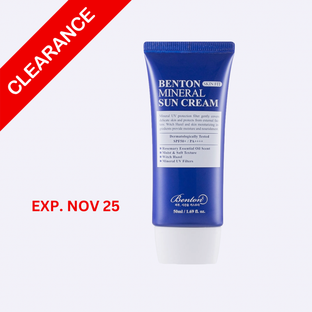 Benton Skin Fit Mineral Sunscreen SPF 50+/ PA ++++ 50 ML - Senorarita